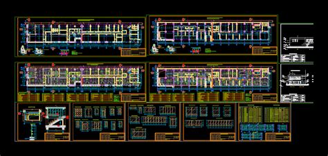 Administration Building In Dwg 908 Mb Cad Library