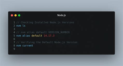 Setting The Default Node Version Using Nvm Tiloid