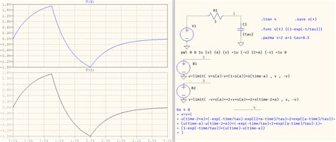 Circuit Analysis Rewriting Piecewise Voltage Function Using Heaviside Electrical