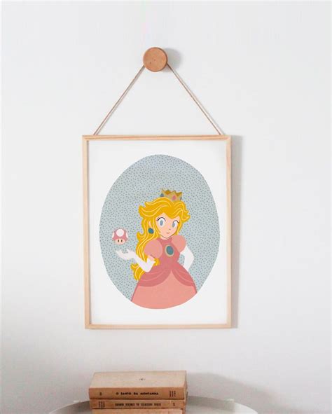 Printable Princess Peach Etsy