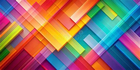 Abstract Dynamic Background Colorful Diagonal Geometric Shape Ai Generative Stock Image Image