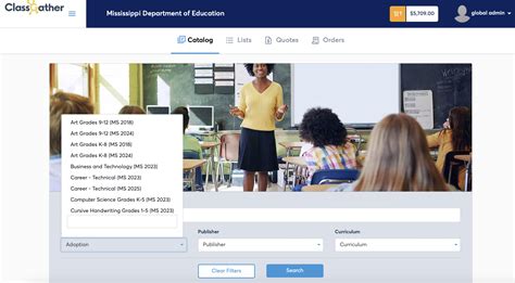 What Filtering Options Are Available In The Catalog Classgather