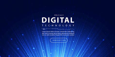 디지털 기술 속도는 파란색 배경 사이버 나노 정보 추상 커뮤니케이션 혁신 미래 기술 데이터 인터넷 네트워크 연결 Ai 빅 데이터 선 점 그림 3d 벡터를 연결합니다 0명에