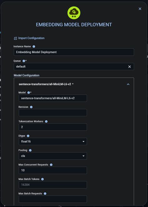 Embedding Model Deployment Clearml