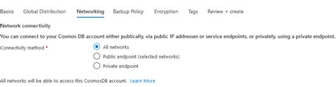 Configure Azure Cosmos Db Continuous Backups