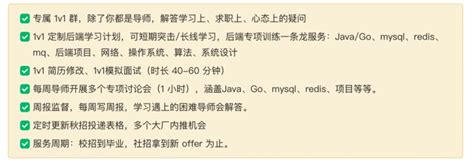 后端训练营加入须知 Golang全栈指南