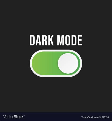 On Off Switch Dark And Light Mode Switcher Vector Image