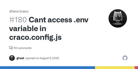 Cant Access Env Variable In Nfig Js · Issue 180 · Dilanx Craco · Github