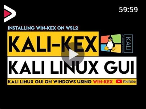 How to Install Win Kex on WSL Kali Linux Win Kex Kali Install Win Kex دیدئو dideo