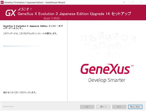 【genexus】インストール Oqiita Memo