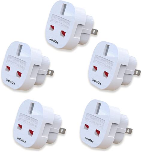 Techmax Universal Travel Adapter Plug Worldwide Power All In One Adapter With 4 Usb 5 6a Type