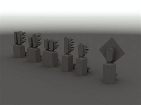 철도 조명 3d 모델 10 Max Free3d