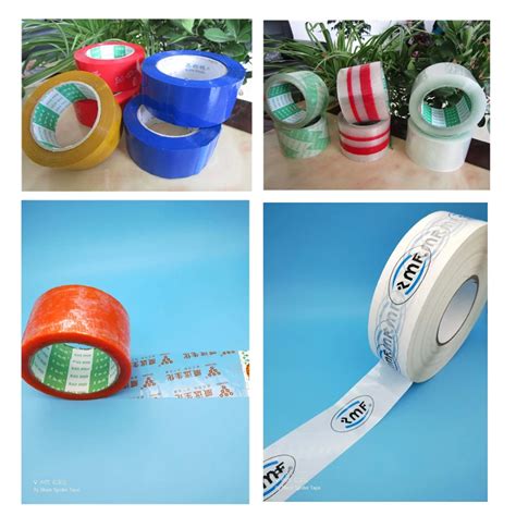 도매 노란색 투명 포장 덕트 Bopp 접착 테이프 판지 씰링