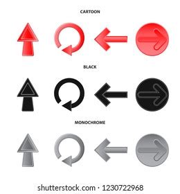 Bitmap Design Element Arrow Symbol Set Stock Illustration 1230722968 Shutterstock
