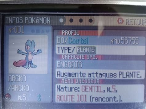 [3] Shiny Treecko After 5922 Sr On My Ruby File R Shinypokemon