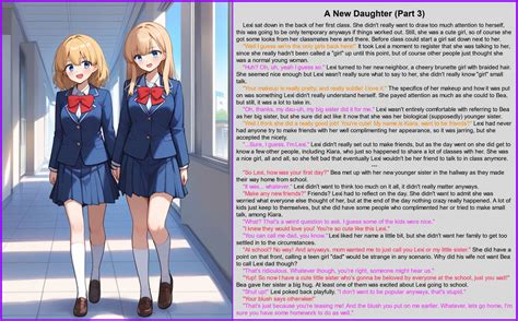 a new daughter part 3 tg caption by ariscaptions on deviantart