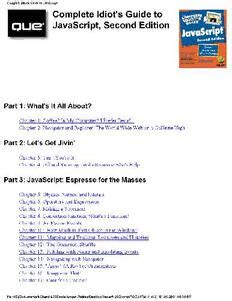 Download Complete Idiot S Guide To JavaScript PDF By Weiss A