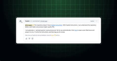 Copilot Coding Agent Automatically Generate Custom Instructions