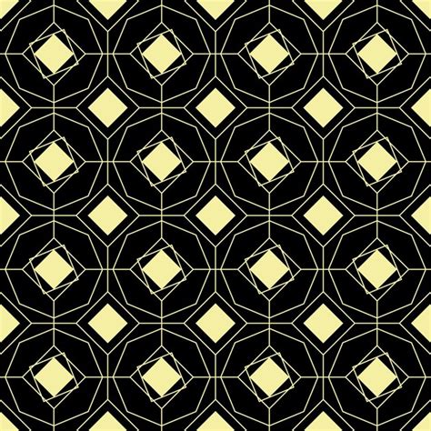Premium Vector Golden Polygons Elegant Vector Seamless Pattern