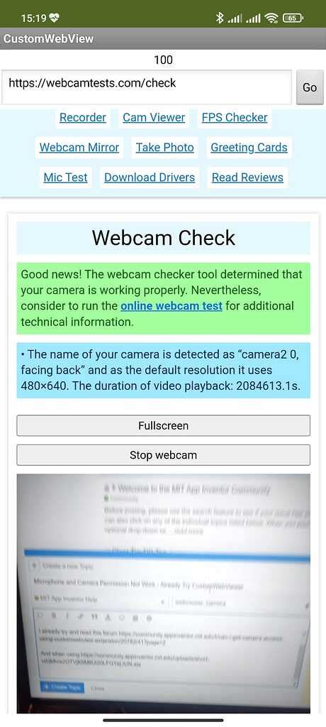 Microphone And Camera Permission Not Work Already Try Customwebviewer