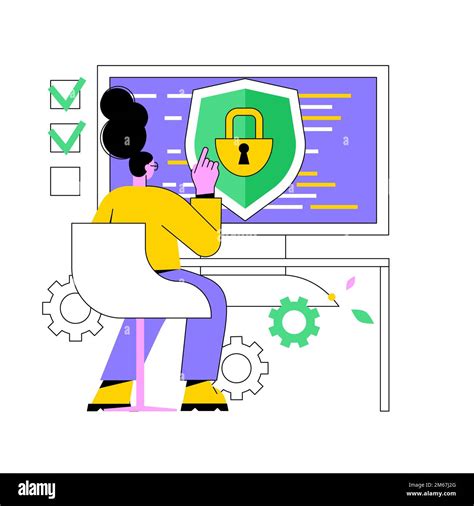 Information Privacy Abstract Concept Vector Illustration Data Privacy Personal Identification