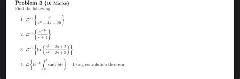 solved problem 3 {16 ﻿marks}find the
