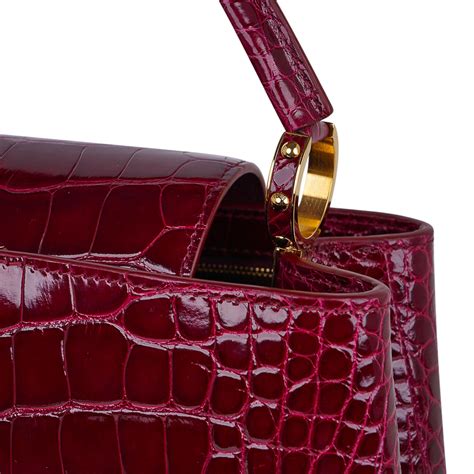 Louis Vuitton Capucines Pm Bag Wildcat Crocodile Limited Edition At 1stdibs