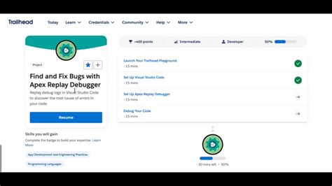 Set Up Apex Replay Debugger Find And Fix Bugs With Apex Replay