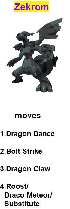 Zekrom Moves Gen Viii By Reddemoninferno On Deviantart