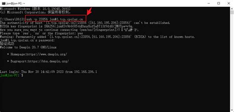 如何使用cpolar内网穿透工具实现公网ssh远程访问deepin debian cpolar csdn博客