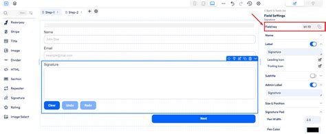 Signature Field Bit Form Signature Field Bit Form