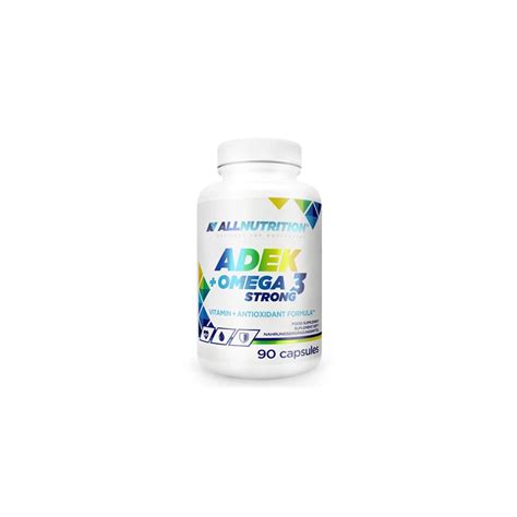 Allnutrition Adek Omega 3 Strong 90 Kapsulių Kainos Nuo 10 32