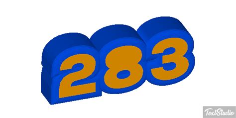 283 Number Animated  Logo Designs
