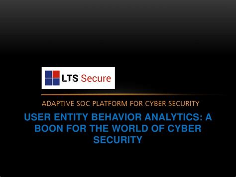 ppt user entity behavior analytics powerpoint presentation free