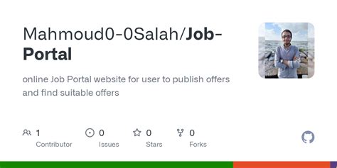 Github Mahmoud0 0salahjob Portal Online Job Portal Website For User To Publish Offers And