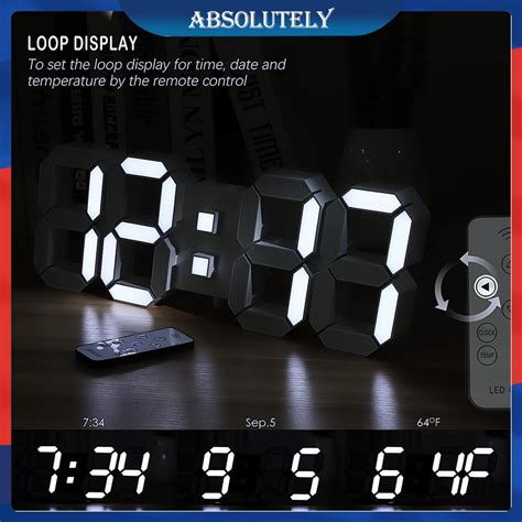 Jual Jam Digital 3d Clock Led Meja Alarm Dinding Clock Usb Powered Jam