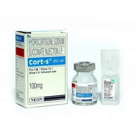 Hydrocortisone 100 Mg Injection At ₹ 40 Vial Hydrocortisone Sodium
