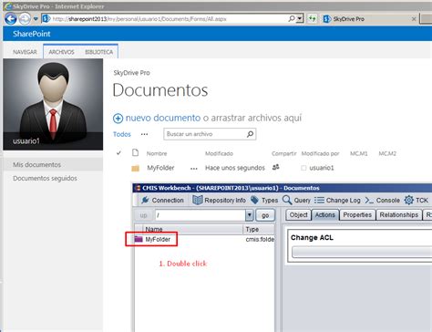 I Get An Error When I Open A Sharepoint 2013 Folder From Cmis Workbench