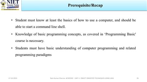 Object Oriented Programming Using Java Ppt Programming Languages Computing