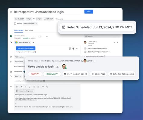 Integrating With Google Calendar FireHydrant