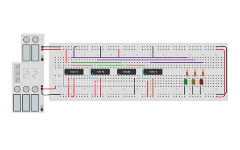 Circuit Design Contador 3 Bits Flip Flop Jk Tinkercad