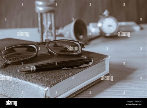 Pen And Notebook On A Desk Stock Photo Alamy