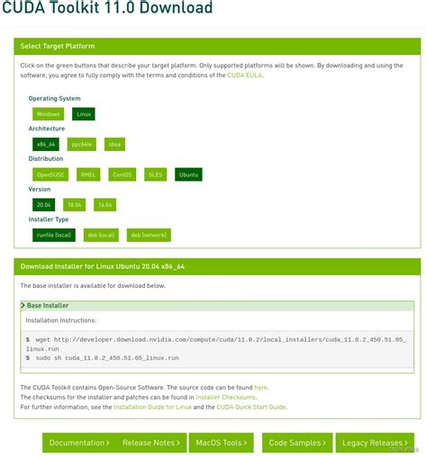 linux20 04 cuda避坑安装 nvidia驱动 环境配置 安装cudnn linux安装cuda csdn博客