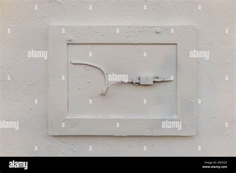 The Old Network Ethernet Port In Home Old Ethernet Switch Concept