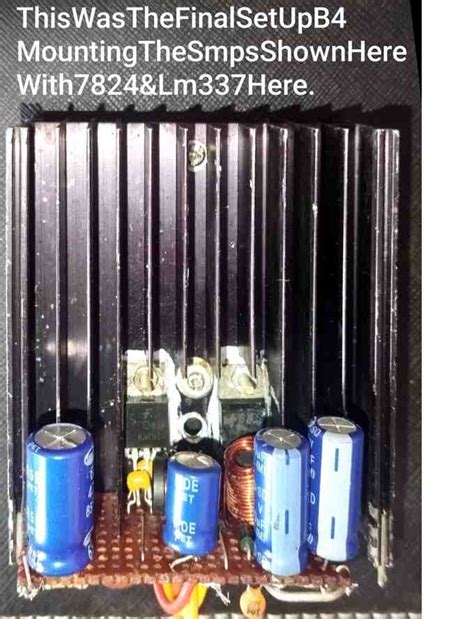 LM Variable Switch Mode Power Supply SMPS Homemade Circuit Projects