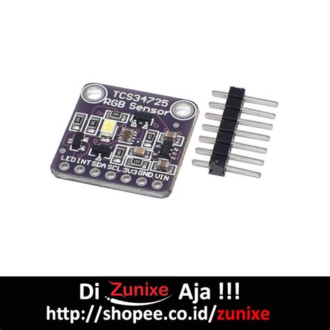 Jual TCS34725 SENSOR WARNA RGB FILTER IR TCS 34725 COLOR SENSOR MODULE Shopee Indonesia