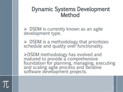 Dynamic Systems Development Method Dsdm Agile Ppsx
