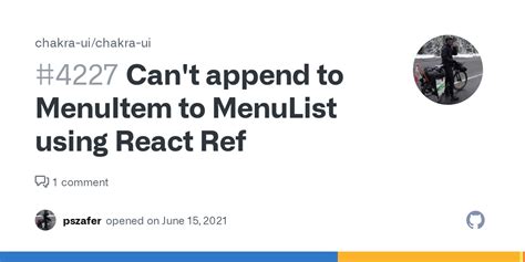 Cant Append To Menuitem To Menulist Using React Ref · Issue 4227