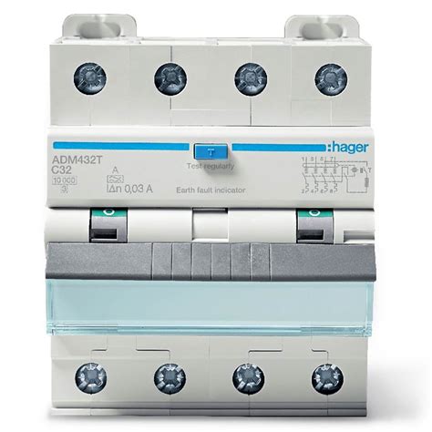 residential residual current breaker with over current