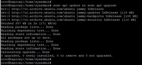 ubuntu server 22 04 de haproxy kurulumu veli kadir kozan